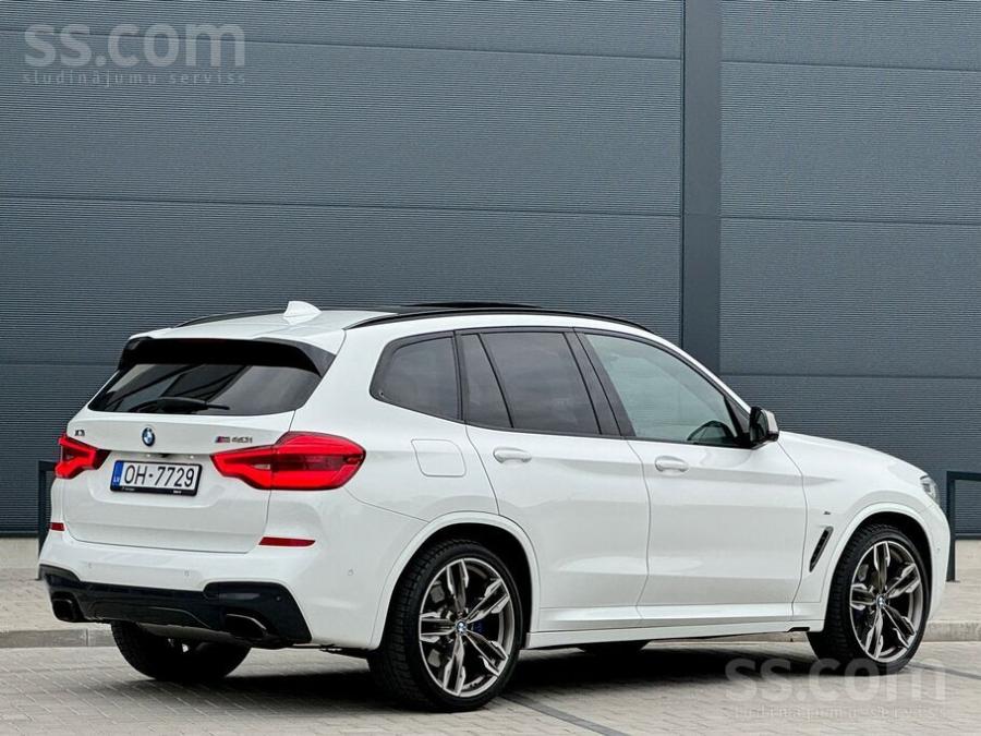 White BMW X3 2017 in Riga, with an engine capacity of 3.00 L and mileage of 97 thousand km for 35000 €, photo 10 on AUTOMOTO.COM.LV