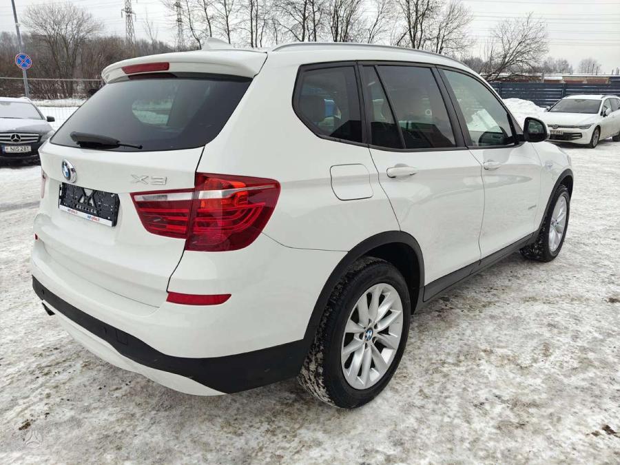 White BMW X3 2017 in Kaunas, with an engine capacity of 2.00 L and mileage of 170 thousand km for 14200 €, photo 5 on AUTOMOTO.COM.LV