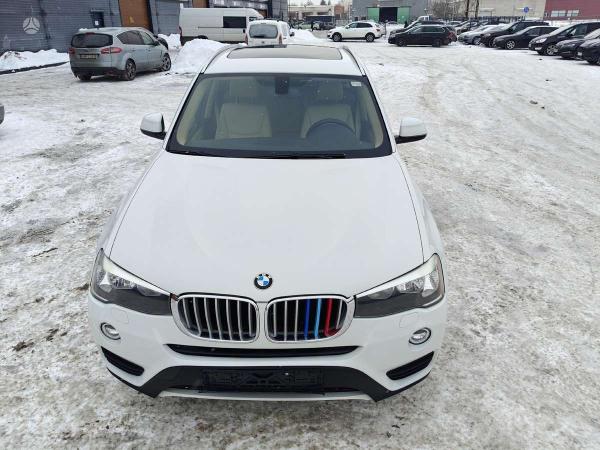 White BMW X3 2017 in Kaunas, with an engine capacity of 2.00 L and mileage of 170 thousand km for 14200 €, photo 8 on AUTOMOTO.COM.LV