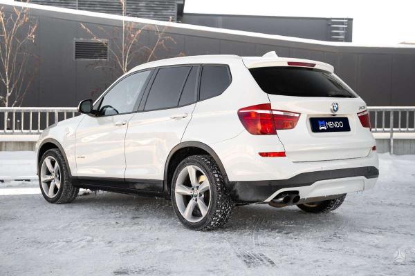 White BMW X3 2017 in Vilnius, with an engine capacity of 2.00 L and mileage of 164 thousand km for 12900 €, photo 5 on AUTOMOTO.COM.LV