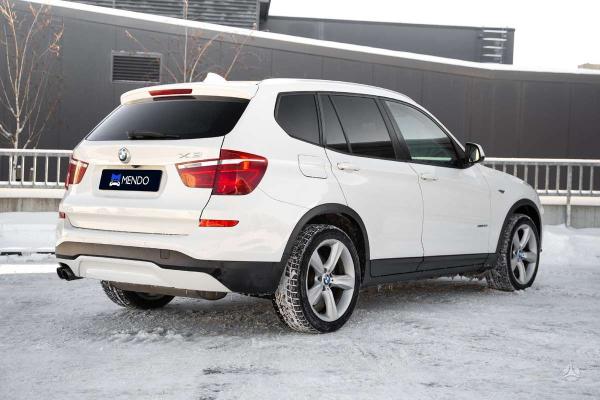White BMW X3 2017 in Vilnius, with an engine capacity of 2.00 L and mileage of 164 thousand km for 12900 €, photo 6 on AUTOMOTO.COM.LV