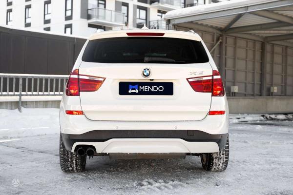 White BMW X3 2017 in Vilnius, with an engine capacity of 2.00 L and mileage of 164 thousand km for 12900 €, photo 8 on AUTOMOTO.COM.LV