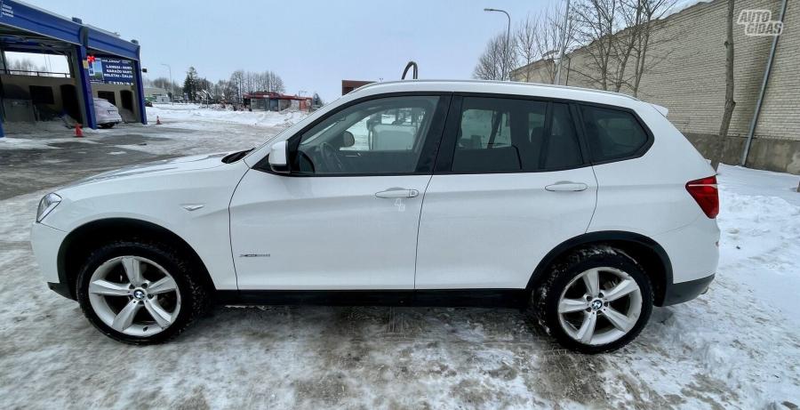 White BMW X3 2017 in Silute, with an engine capacity of 2.00 L and mileage of 244 thousand km for 13000 €, photo 4 on AUTOMOTO.COM.LV