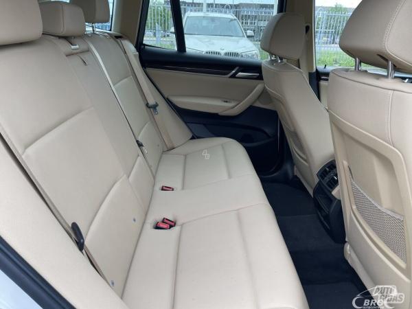 Balts BMW X3 2017 Avižieniai, ar dzinēja tilpumu 2.00 L un nobraukumu 118 tūkst. km par 13600 €, foto 8 vietnē AUTOMOTO.COM.LV