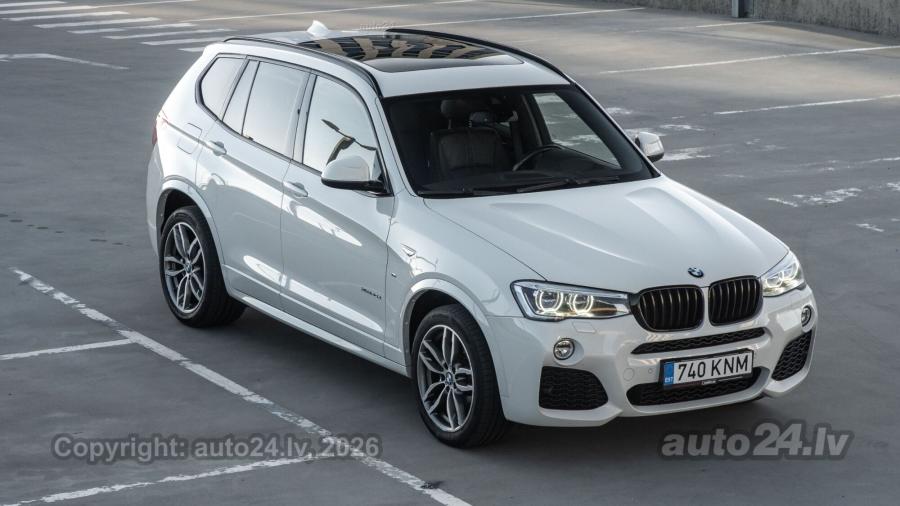 White BMW X3 2017 in Tallinn, with an engine capacity of 3.00 L and mileage of 156 thousand km for 22000 €, photo 1 on AUTOMOTO.COM.LV