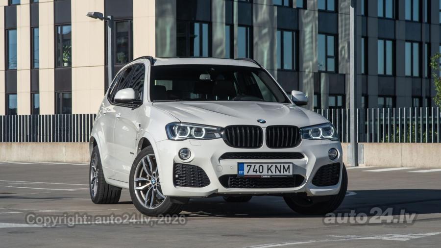 White BMW X3 2017 in Tallinn, with an engine capacity of 3.00 L and mileage of 156 thousand km for 22000 €, photo 4 on AUTOMOTO.COM.LV