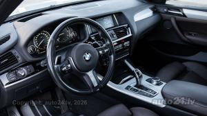 White BMW X3 2017 in Tallinn, with an engine capacity of 3.00 L and mileage of 156 thousand km for 22000 €, photo 7 on AUTOMOTO.COM.LV
