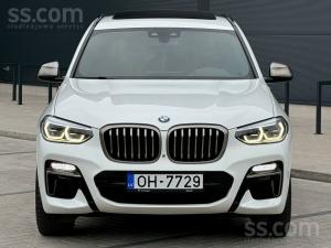 White BMW X3 2017 in Riga, with an engine capacity of 3.00 L and mileage of 0 thousand km for 29900 €, photo 3 on AUTOMOTO.COM.LV
