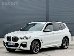 White BMW X3 2017 in Riga, with an engine capacity of 3.00 L and mileage of 0 thousand km for 29900 €, photo 4 on AUTOMOTO.COM.LV