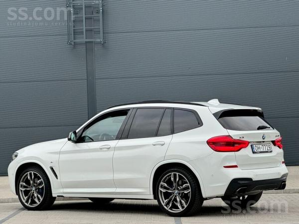 White BMW X3 2017 in Riga, with an engine capacity of 3.00 L and mileage of 0 thousand km for 29900 €, photo 5 on AUTOMOTO.COM.LV