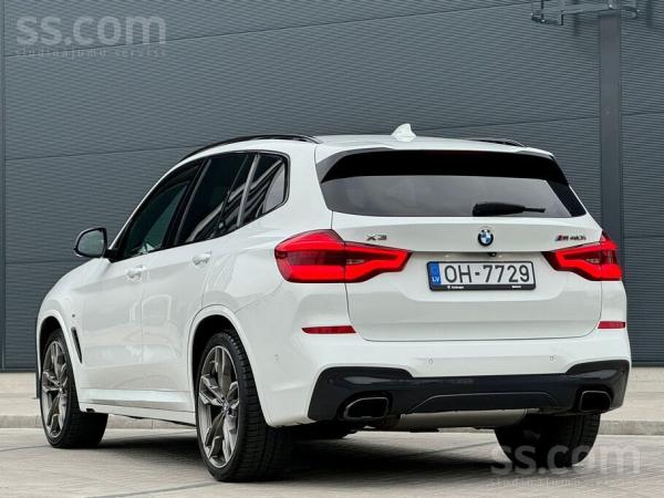 White BMW X3 2017 in Riga, with an engine capacity of 3.00 L and mileage of 0 thousand km for 29900 €, photo 6 on AUTOMOTO.COM.LV