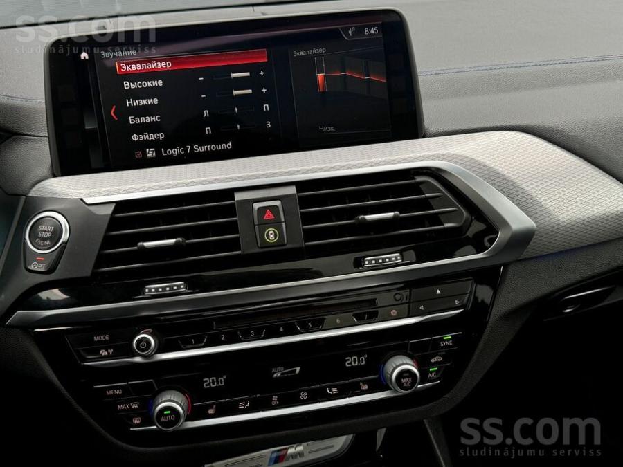 White BMW X3 2017 in Riga, with an engine capacity of 3.00 L and mileage of 0 thousand km for 29900 €, photo 13 on AUTOMOTO.COM.LV