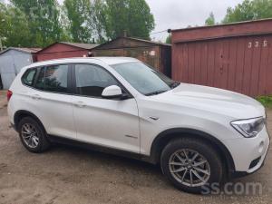White BMW X3 2017 in Riga, with an engine capacity of 2.00 L and mileage of 25 thousand km for 25900 €, photo 6 on AUTOMOTO.COM.LV