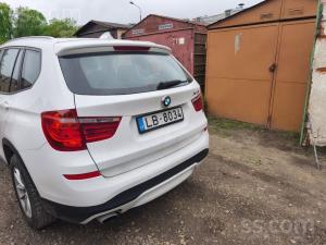 White BMW X3 2017 in Riga, with an engine capacity of 2.00 L and mileage of 25 thousand km for 25900 €, photo 9 on AUTOMOTO.COM.LV