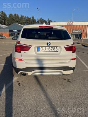 White BMW X3 2017 in Riga, with an engine capacity of 2.00 L and mileage of 195 thousand km for 16500 €, photo 5 on AUTOMOTO.COM.LV