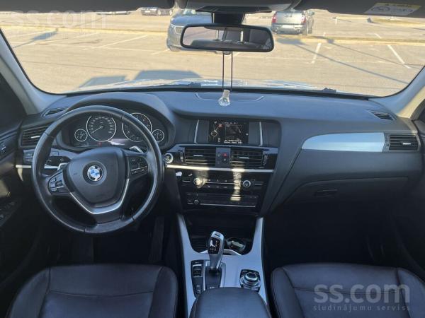 White BMW X3 2017 in Riga, with an engine capacity of 2.00 L and mileage of 195 thousand km for 16500 €, photo 7 on AUTOMOTO.COM.LV
