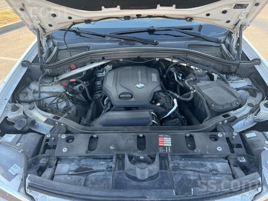 White BMW X3 2017 in Riga, with an engine capacity of 2.00 L and mileage of 195 thousand km for 16500 €, photo 14 on AUTOMOTO.COM.LV