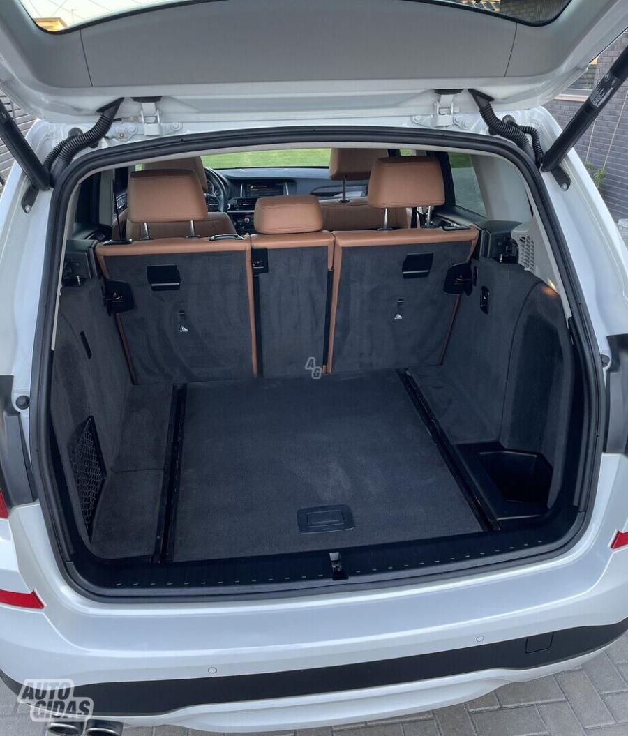 White BMW X3 2017 in Kaunas, with an engine capacity of 2.00 L and mileage of 176 thousand km for 11900 €, photo 25 on AUTOMOTO.COM.LV