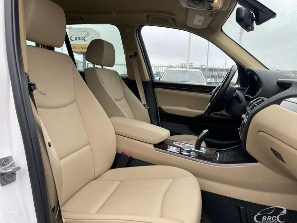 White BMW X3 2017 in Klaipeda, with an engine capacity of 2.00 L and mileage of 118 thousand km for 12900 €, photo 6 on AUTOMOTO.COM.LV