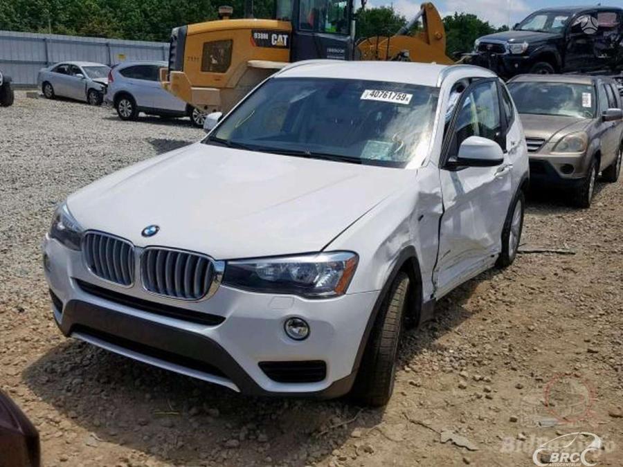 White BMW X3 2017 in Klaipeda, with an engine capacity of 2.00 L and mileage of 118 thousand km for 12900 €, photo 31 on AUTOMOTO.COM.LV