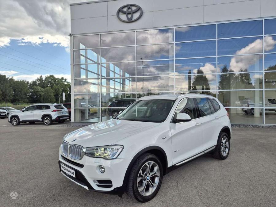Balts BMW X3 2017 Panevēža, ar dzinēja tilpumu 2.00 L un nobraukumu 194 tūkst. km par 14750 €, foto 1 vietnē AUTOMOTO.COM.LV