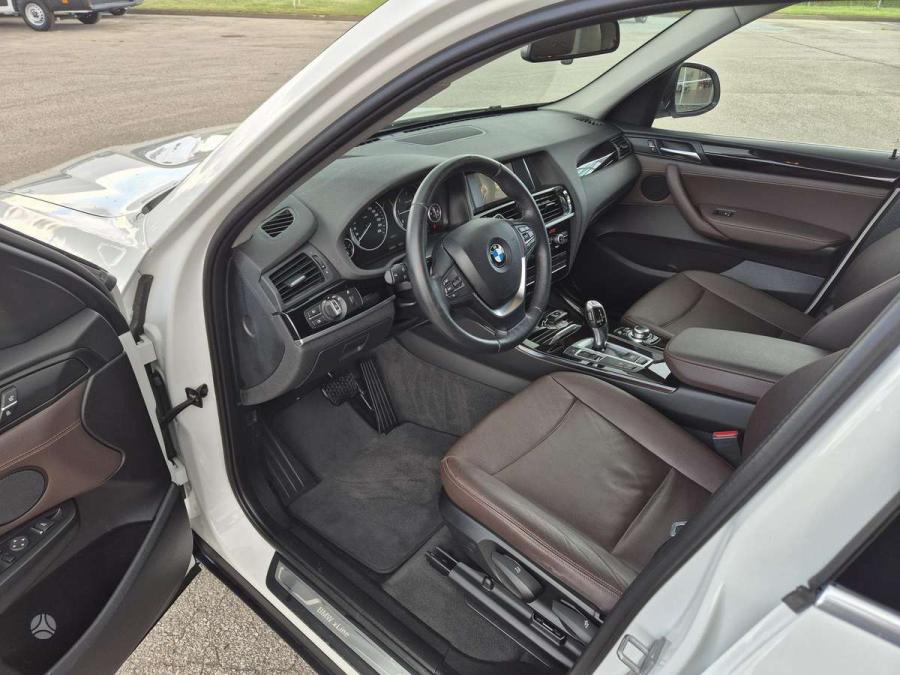 Balts BMW X3 2017 Panevēža, ar dzinēja tilpumu 2.00 L un nobraukumu 194 tūkst. km par 14750 €, foto 11 vietnē AUTOMOTO.COM.LV