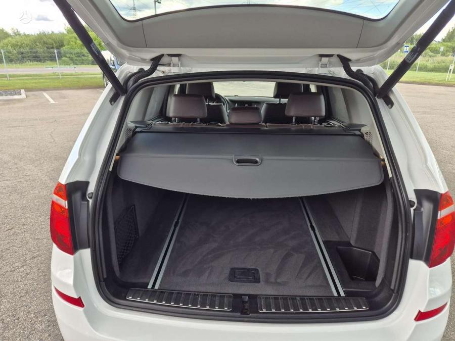 Balts BMW X3 2017 Panevēža, ar dzinēja tilpumu 2.00 L un nobraukumu 194 tūkst. km par 14750 €, foto 13 vietnē AUTOMOTO.COM.LV