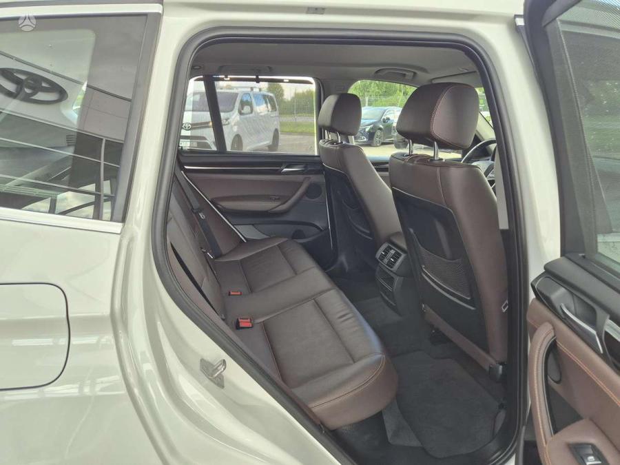 Balts BMW X3 2017 Panevēža, ar dzinēja tilpumu 2.00 L un nobraukumu 194 tūkst. km par 14750 €, foto 17 vietnē AUTOMOTO.COM.LV