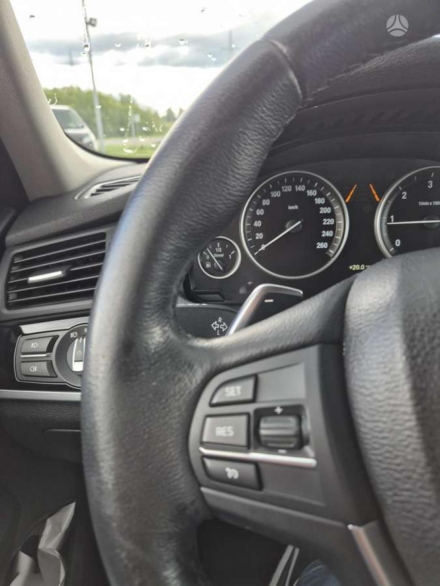 Balts BMW X3 2017 Panevēža, ar dzinēja tilpumu 2.00 L un nobraukumu 194 tūkst. km par 14750 €, foto 22 vietnē AUTOMOTO.COM.LV