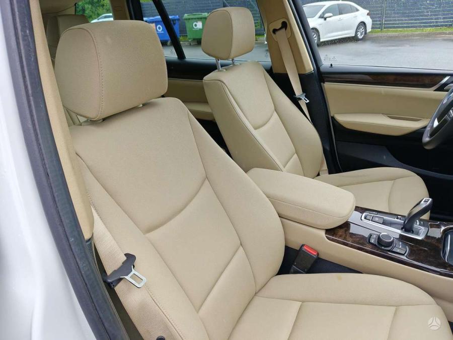 Balts BMW X3 2017 Kauņa, ar dzinēja tilpumu 2.00 L un nobraukumu 140 tūkst. km par 12800 €, foto 16 vietnē AUTOMOTO.COM.LV