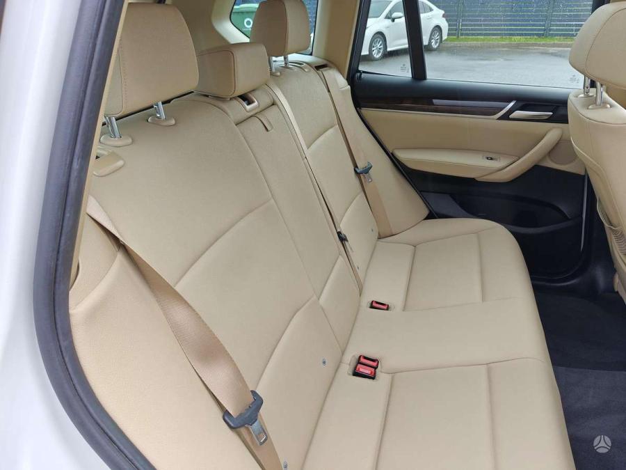 Balts BMW X3 2017 Kauņa, ar dzinēja tilpumu 2.00 L un nobraukumu 140 tūkst. km par 12800 €, foto 17 vietnē AUTOMOTO.COM.LV