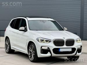 White BMW X3 2017 in Riga, with an engine capacity of 3.00 L and mileage of 98 thousand km for 32000 €, photo  on AUTOMOTO.COM.LV