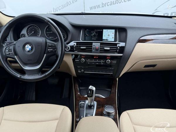 White BMW X3 2017 in Klaipeda, with an engine capacity of 2.00 L and mileage of 118 thousand km for 12600 €, photo 4 on AUTOMOTO.COM.LV