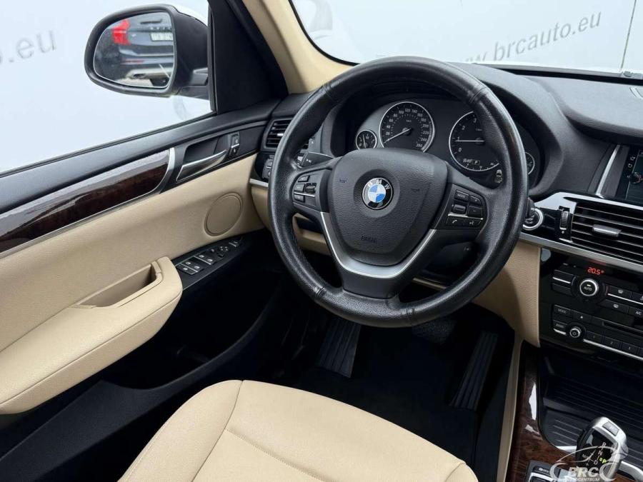 Balts BMW X3 2017 Klaipėda, ar dzinēja tilpumu 2.00 L un nobraukumu 118 tūkst. km par 12600 €, foto 6 vietnē AUTOMOTO.COM.LV