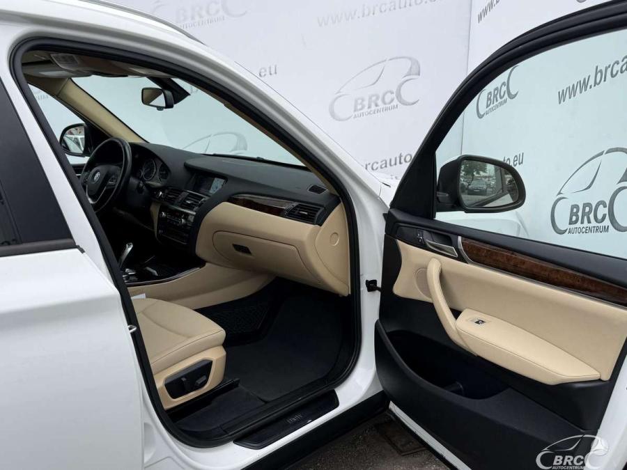Balts BMW X3 2017 Klaipėda, ar dzinēja tilpumu 2.00 L un nobraukumu 118 tūkst. km par 12600 €, foto 8 vietnē AUTOMOTO.COM.LV