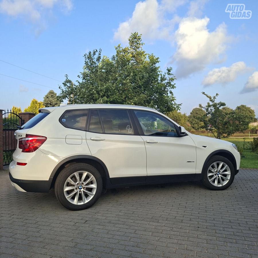 White BMW X3 2017 in Klaipeda, with an engine capacity of 2.00 L and mileage of 227 thousand km for 11300 €, photo 5 on AUTOMOTO.COM.LV