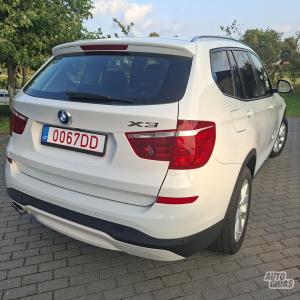White BMW X3 2017 in Klaipeda, with an engine capacity of 2.00 L and mileage of 227 thousand km for 11300 €, photo 6 on AUTOMOTO.COM.LV