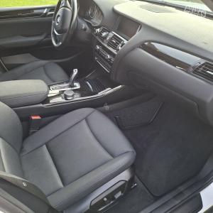 White BMW X3 2017 in Klaipeda, with an engine capacity of 2.00 L and mileage of 227 thousand km for 11300 €, photo 12 on AUTOMOTO.COM.LV
