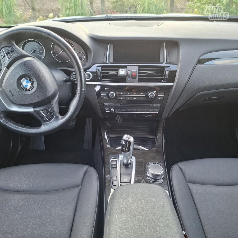 White BMW X3 2017 in Klaipeda, with an engine capacity of 2.00 L and mileage of 227 thousand km for 11300 €, photo 13 on AUTOMOTO.COM.LV