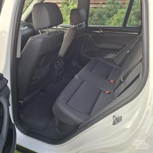 White BMW X3 2017 in Klaipeda, with an engine capacity of 2.00 L and mileage of 227 thousand km for 11300 €, photo 16 on AUTOMOTO.COM.LV