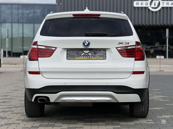 White BMW X3 2017 in Siauliai, with an engine capacity of 2.00 L and mileage of 241 thousand km for 15300 €, photo 7 on AUTOMOTO.COM.LV