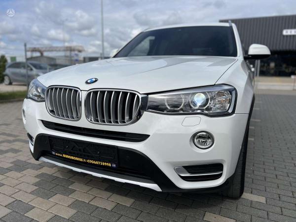 White BMW X3 2017 in Siauliai, with an engine capacity of 2.00 L and mileage of 241 thousand km for 15300 €, photo 11 on AUTOMOTO.COM.LV