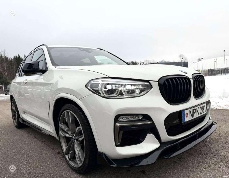 White BMW X3 2018 in Kaunas, with an engine capacity of 3.00 L and mileage of 153 thousand km for 32500 €, photo 2 on AUTOMOTO.COM.LV