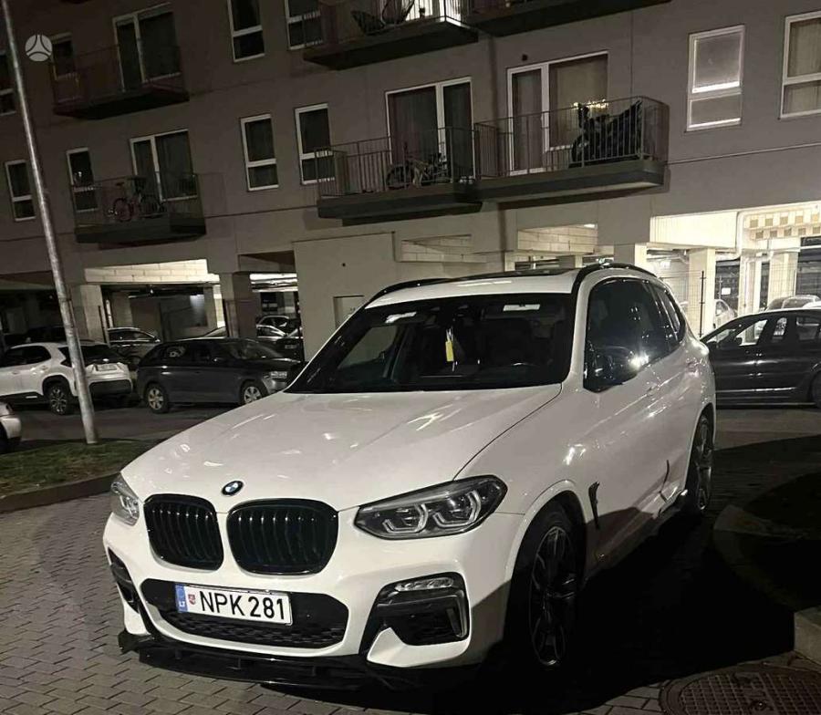 White BMW X3 2018 in Kaunas, with an engine capacity of 3.00 L and mileage of 153 thousand km for 32500 €, photo 24 on AUTOMOTO.COM.LV