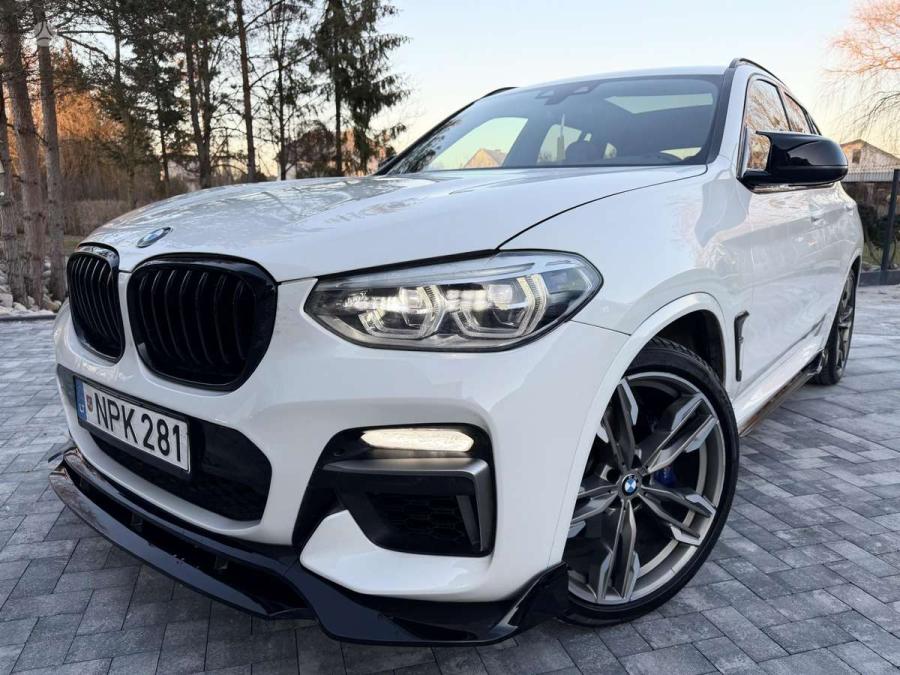 White BMW X3 2018 in Kaunas, with an engine capacity of 2.99 L and mileage of 153 thousand km for 32500 €, photo 13 on AUTOMOTO.COM.LV