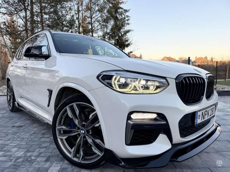 White BMW X3 2018 in Kaunas, with an engine capacity of 2.99 L and mileage of 153 thousand km for 32500 €, photo 15 on AUTOMOTO.COM.LV
