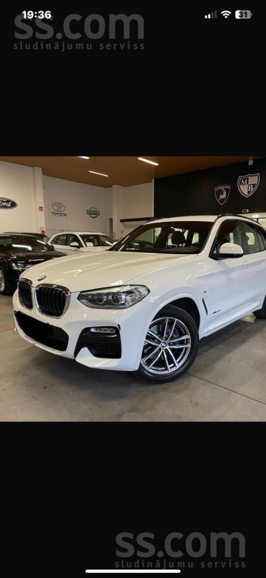 Balts BMW X3 2018 Rīga, ar dzinēja tilpumu 2.00 L un nobraukumu 0 tūkst. km par 22990 €, foto 30 vietnē AUTOMOTO.COM.LV