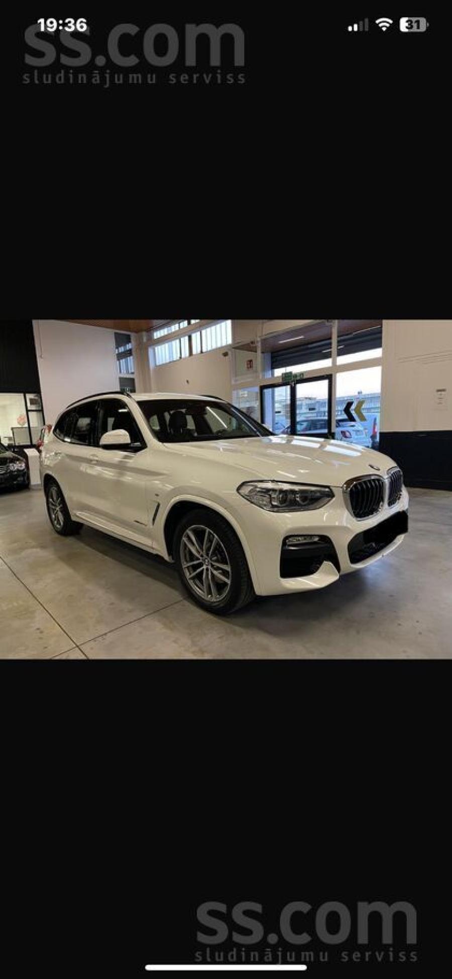 Balts BMW X3 2018 Rīga, ar dzinēja tilpumu 2.00 L un nobraukumu 0 tūkst. km par 22990 €, foto 31 vietnē AUTOMOTO.COM.LV