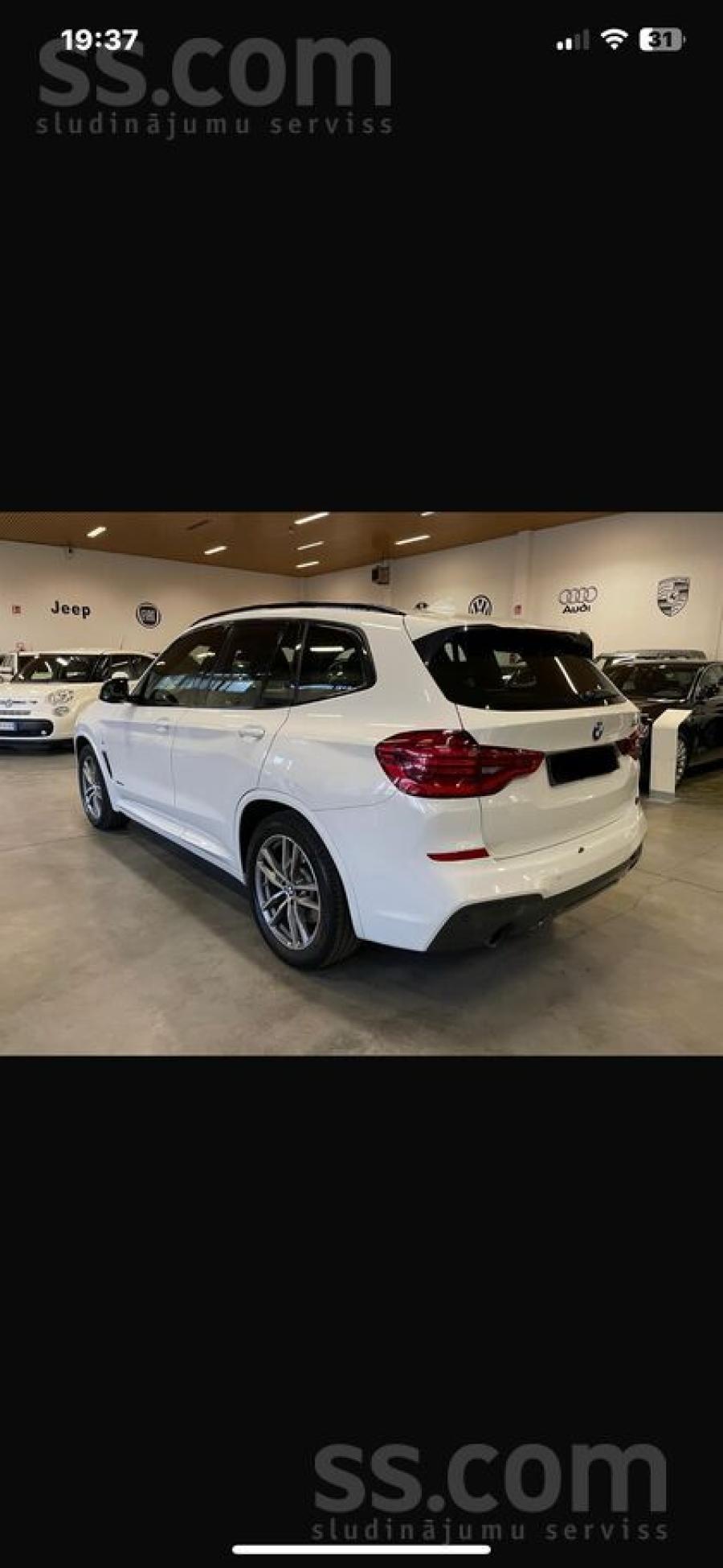 Balts BMW X3 2018 Rīga, ar dzinēja tilpumu 2.00 L un nobraukumu 0 tūkst. km par 22990 €, foto 33 vietnē AUTOMOTO.COM.LV