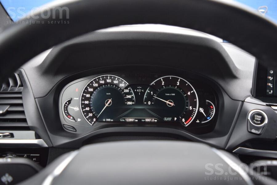 White BMW X3 2018 in Riga, with an engine capacity of 2.00 L and mileage of 123 thousand km for 22900 €, photo 13 on AUTOMOTO.COM.LV
